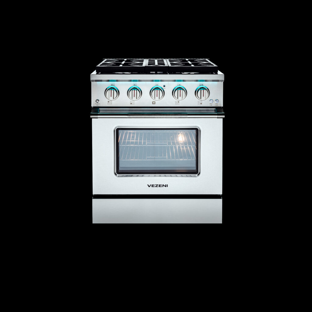 VEZENI 30″ Dual Fuel Range | Innovation Meets Style